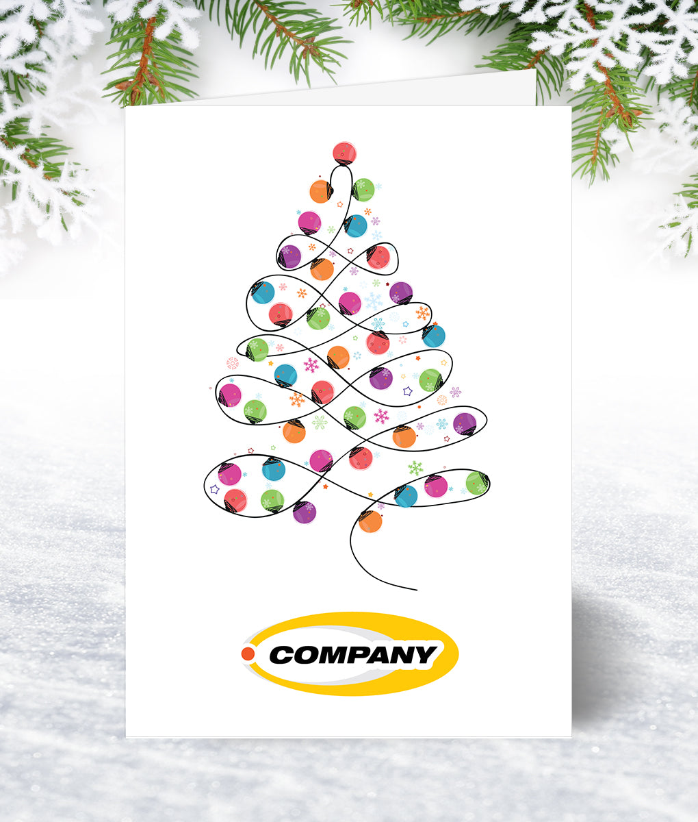 Logo Christmas Cards Corporate Christmas Cards For Clients, Customers