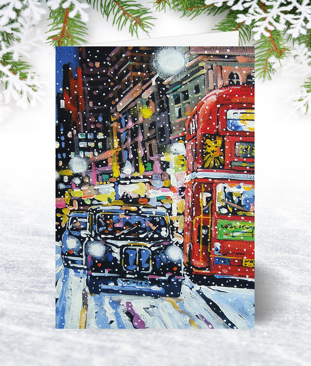 Transport Van and Lorry Personalised Christmas Cards ...