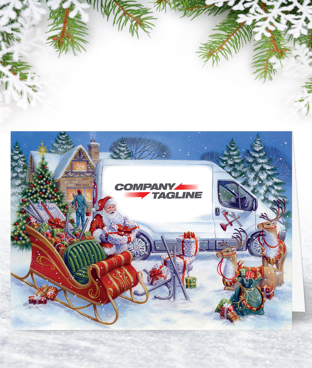 Plumber's Mate - Plumber Personalised Christmas Card ...